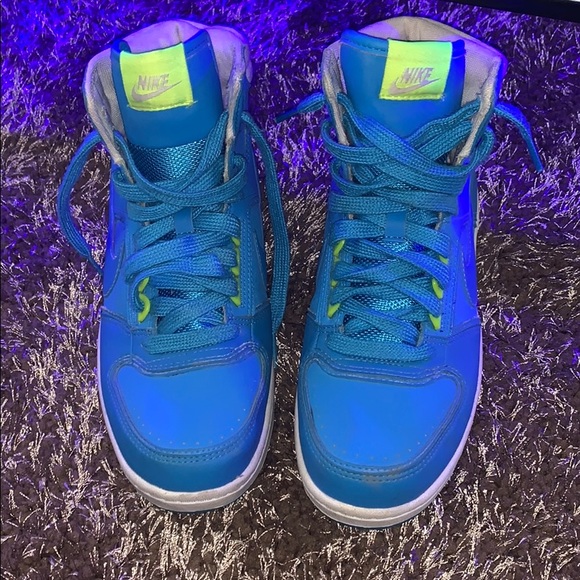 Nike | Shoes | Baby Blue High Top Nike | Poshmark